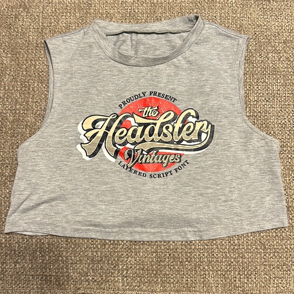 Tops | Headster Vintages Crop Tank | Poshmark